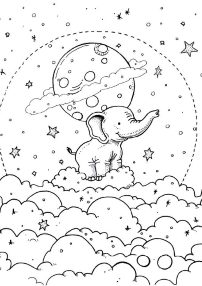 11+ FREE Elephant Coloring Page Printables - MOMtivational