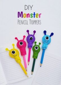 30+ DIY Pencil Toppers: From Monster Mashes to Smiley Splashes ...