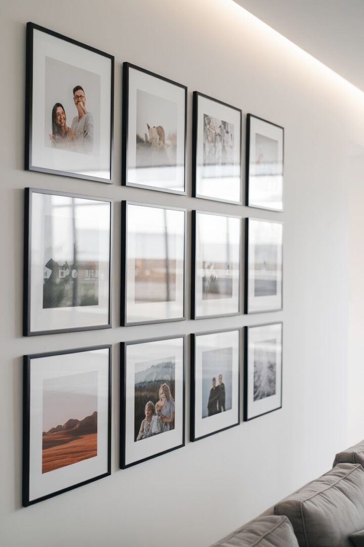 42+ Stunning Photo Wall Ideas to Showcase Your Favorite Memories ...
