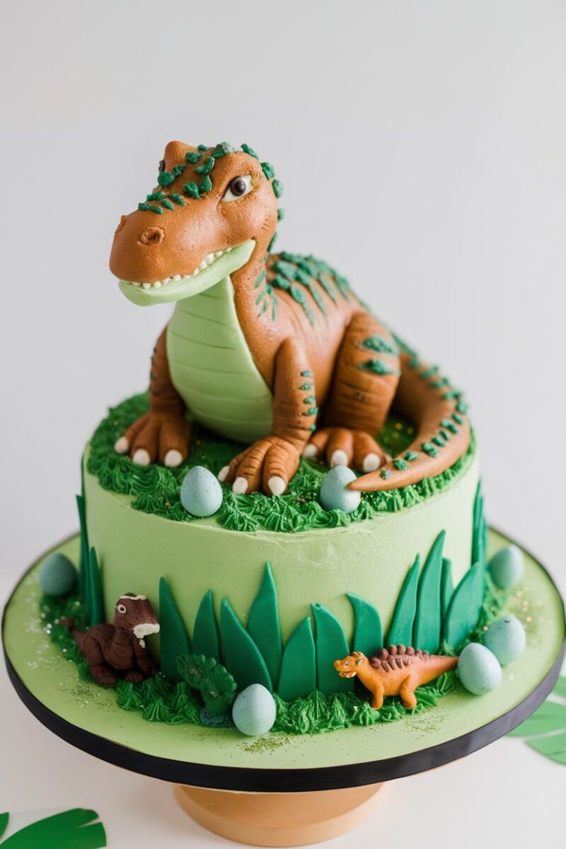 36+ Dinosaur Cake Ideas For An Unforgettable Birthday Bash - MOMtivational