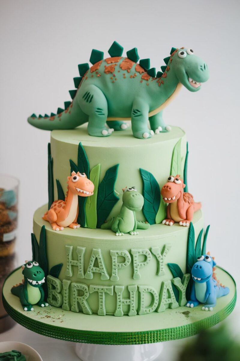 36+ Dinosaur Cake Ideas For An Unforgettable Birthday Bash - MOMtivational