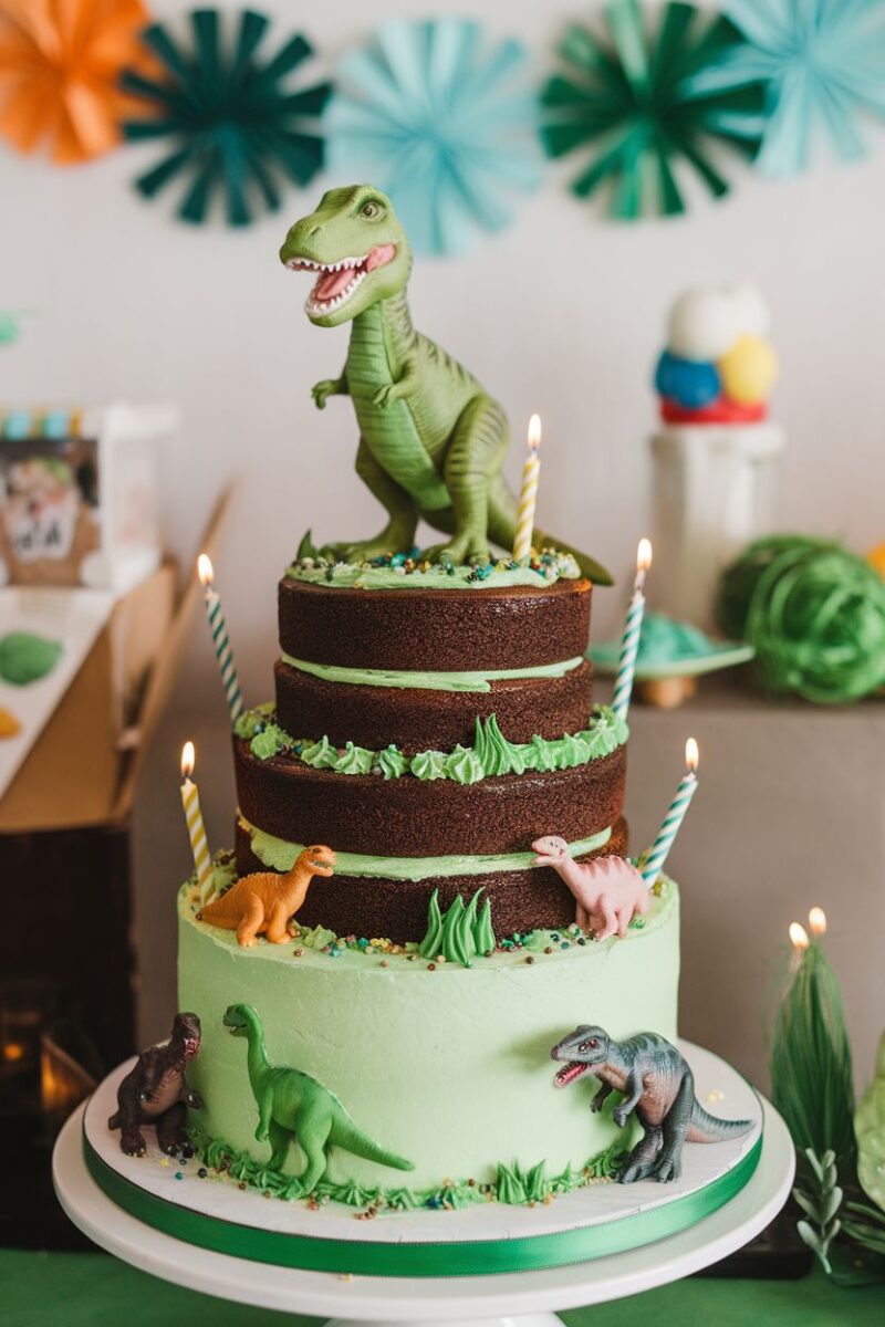 36+ Dinosaur Cake Ideas For An Unforgettable Birthday Bash - MOMtivational