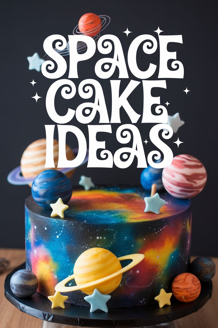 25+ Space Cake Ideas That Are Out of This World - MOMtivational