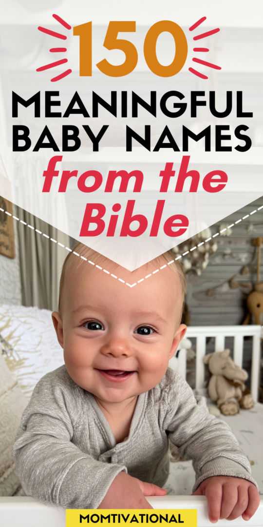 150+ Beautiful Biblical Baby Names With Powerful Meanings - MOMtivational